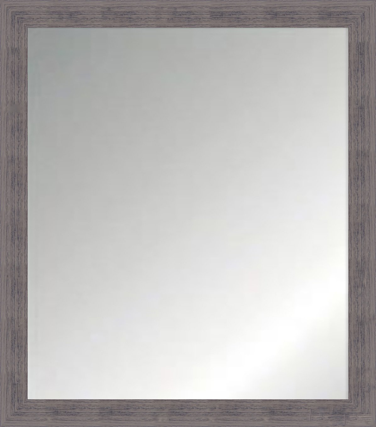 Select Art. Wolf-Grey Barnwood Flat Plate Mirror