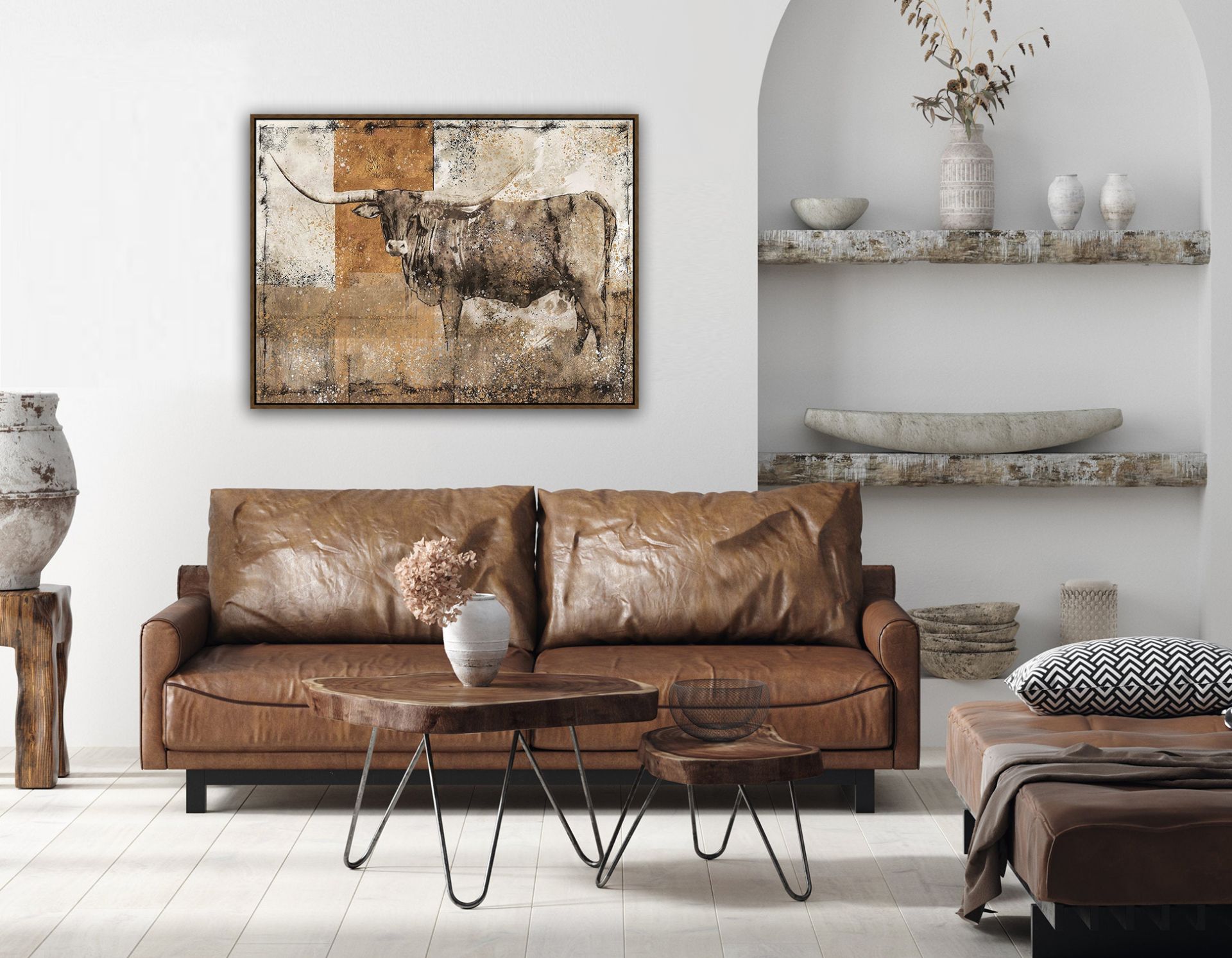 Select Art. Longhorn Original by Marta Wiley